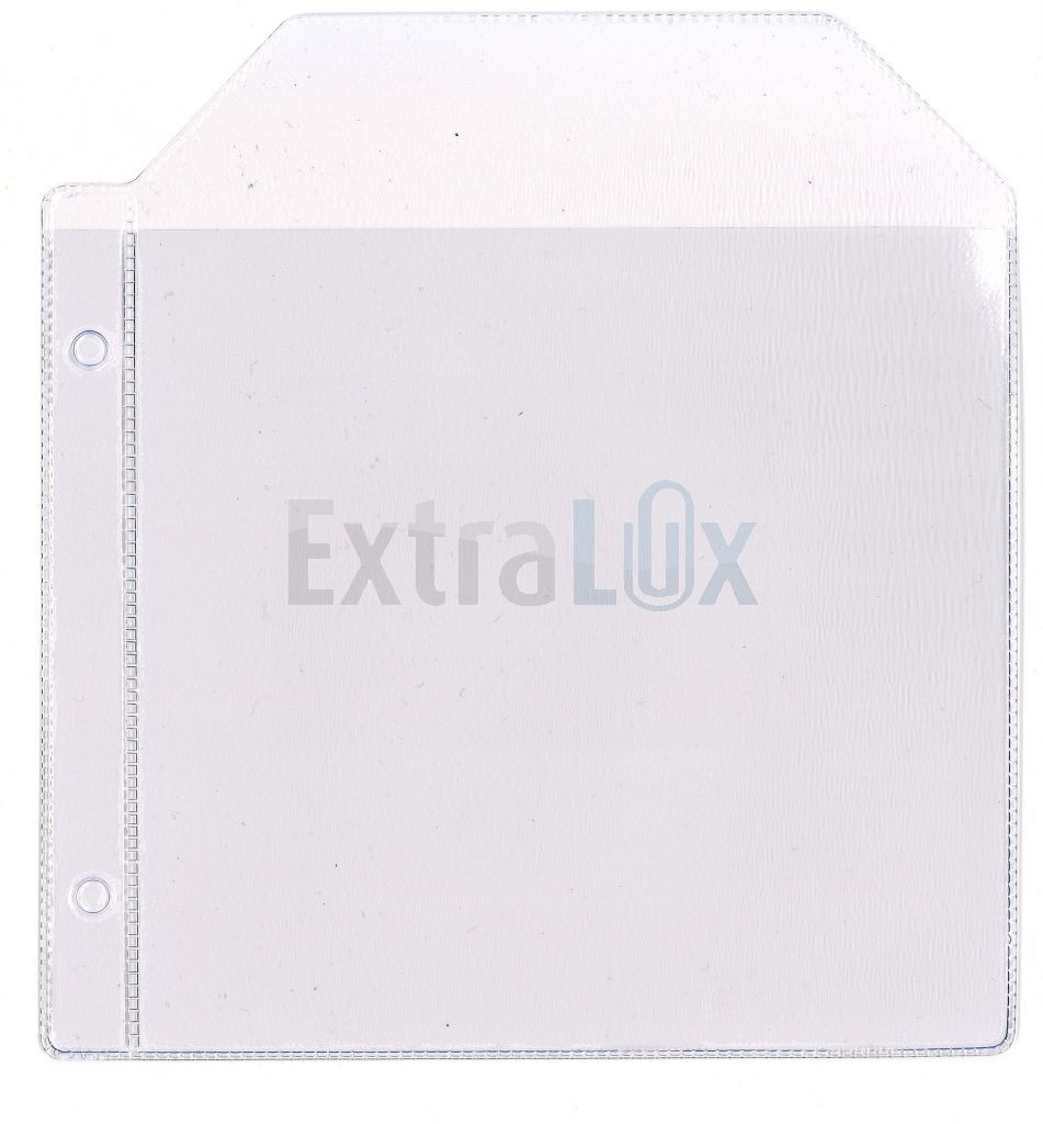 ETUI - MAPA PRAVOKOTNA VLOŽNA IBM PVC ZA CD/DVD S KLAPO 130X130 100/1 ...