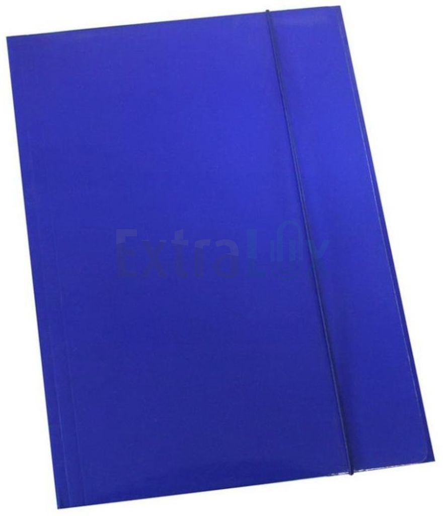 MAPA KARTONSKA Z ELASTIKO IN ZAVIHKI PLASTIFICIRANA 6067 A4 600G ...