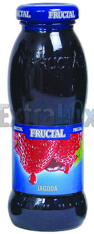 SOK FRUCTAL JAGODA 0,2L STEKLENICA | Extra Lux
